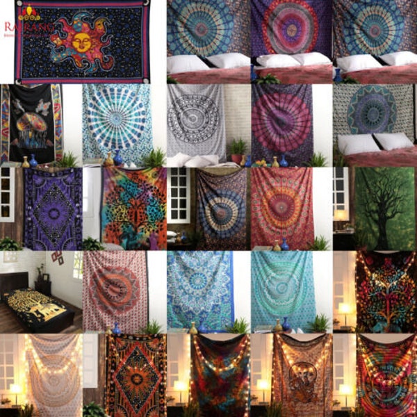 Mandala Tapestry - Etsy