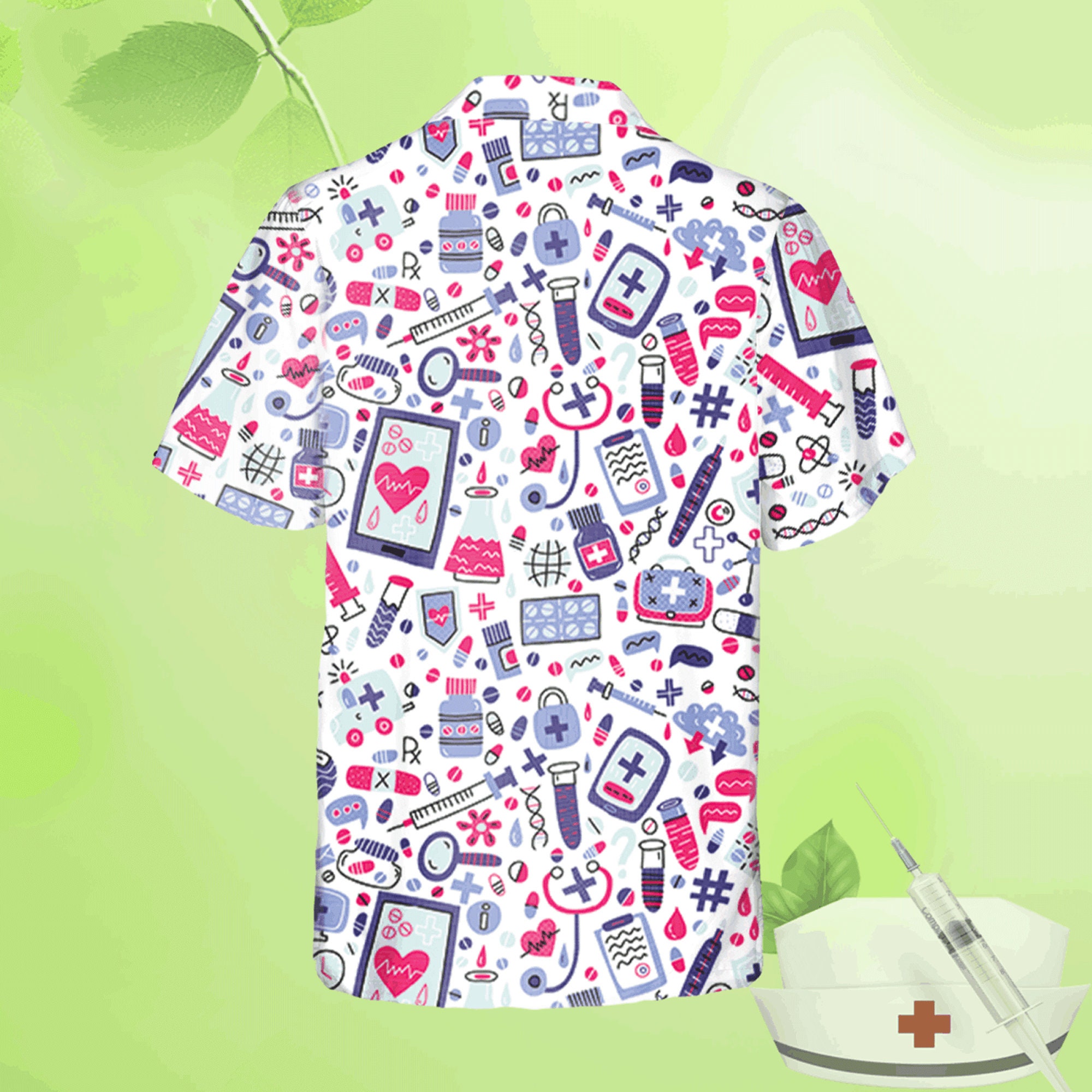 Doctor Clinic Hawaiian T-shirt, Nurse Day Aloha Shirts sold by Scott ...
