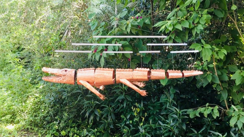 48” Copper Gator Mobile - Etsy