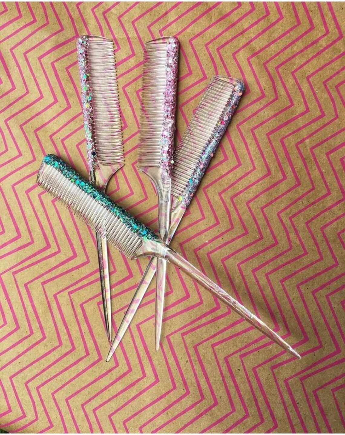 Rat Tail Bling Comb - Etsy