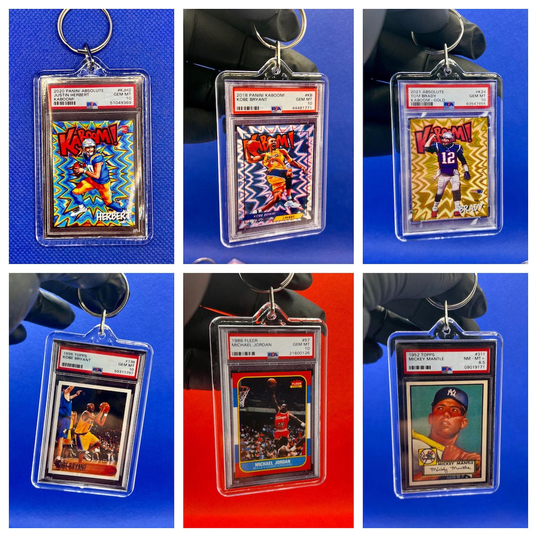 Graded Sport Card Pokemon Key Chains - Etsy