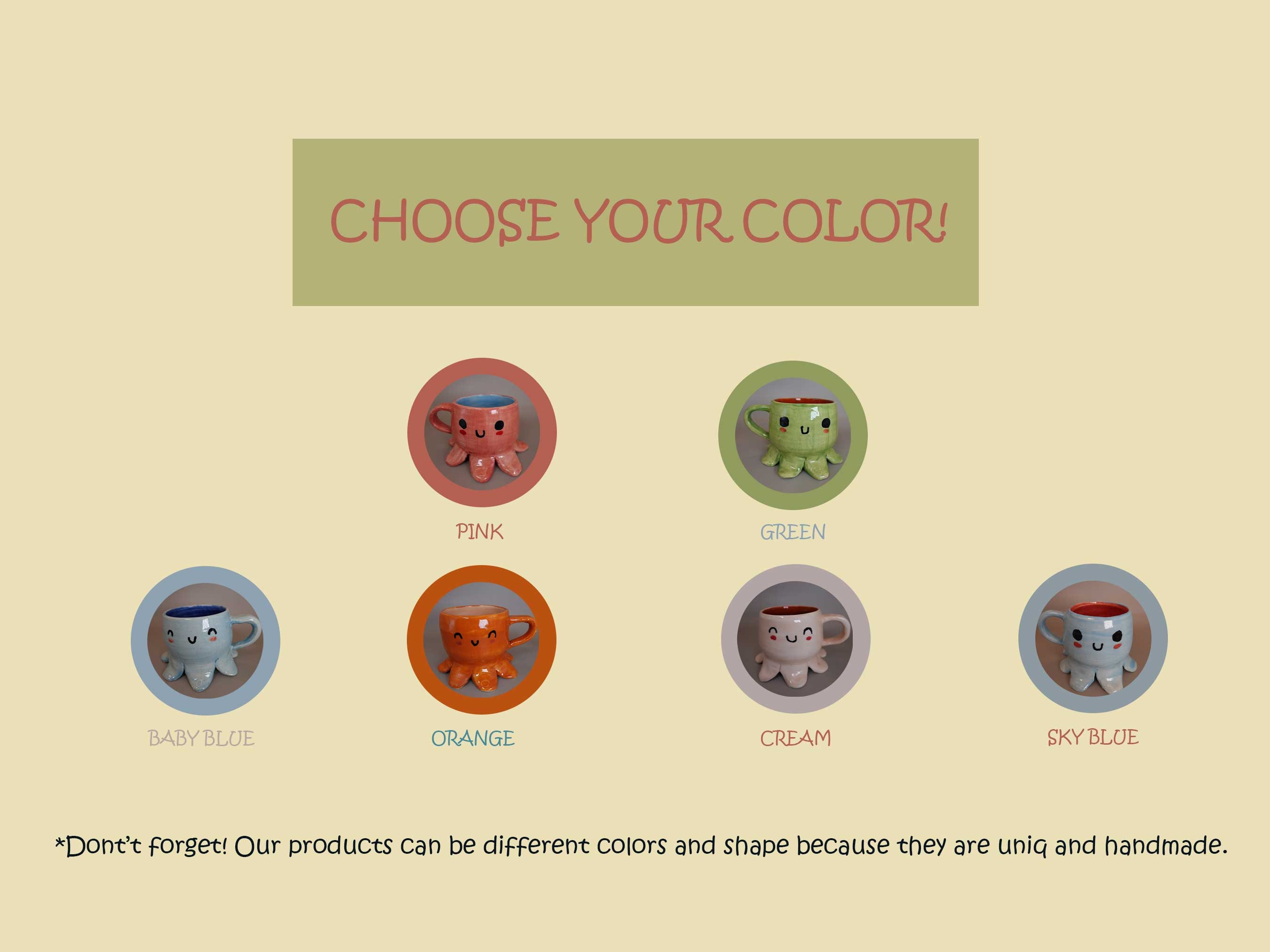 Cute Mug, Mug, Handcrafted Mug, Octopus Mug, Coffee, Moody Mug, Gift ...