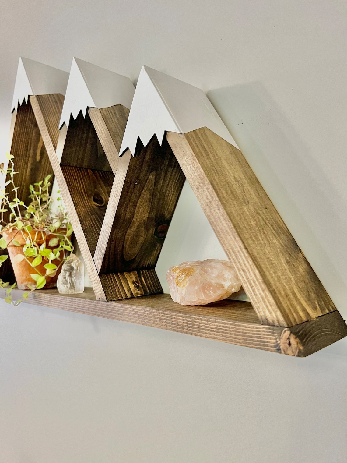 Floating Mountain Shelf Rustic Decor Cabin Outdoor Themed Wall - Etsy