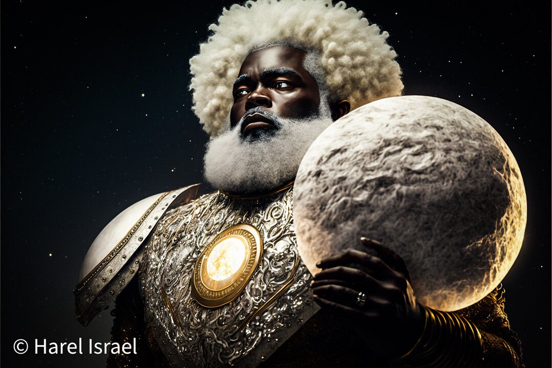 Moon Creator Afrocentric Afrofuturism POSTER Afrofuturism - Etsy