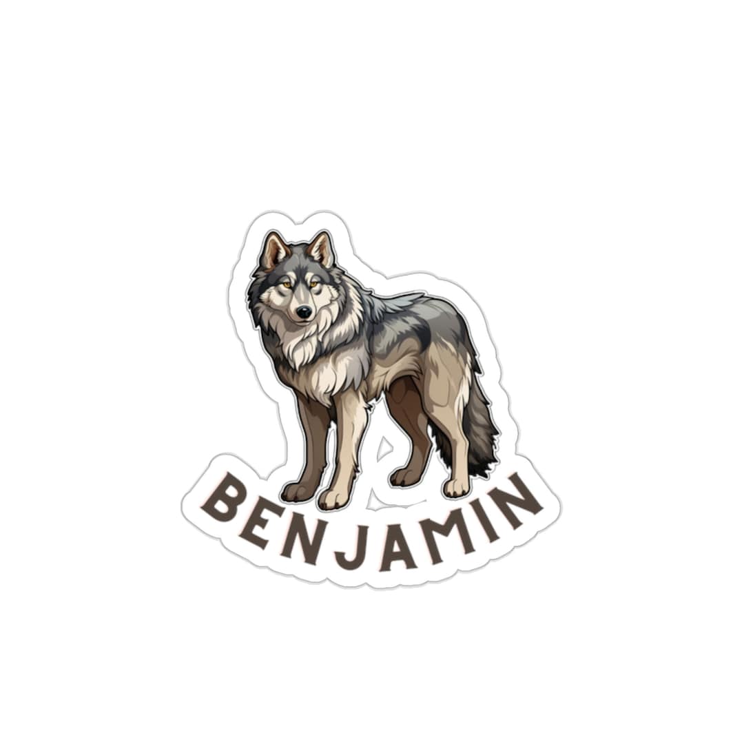 Benjamin Stickers West Indies Wolf Die-cut Stickers - Etsy