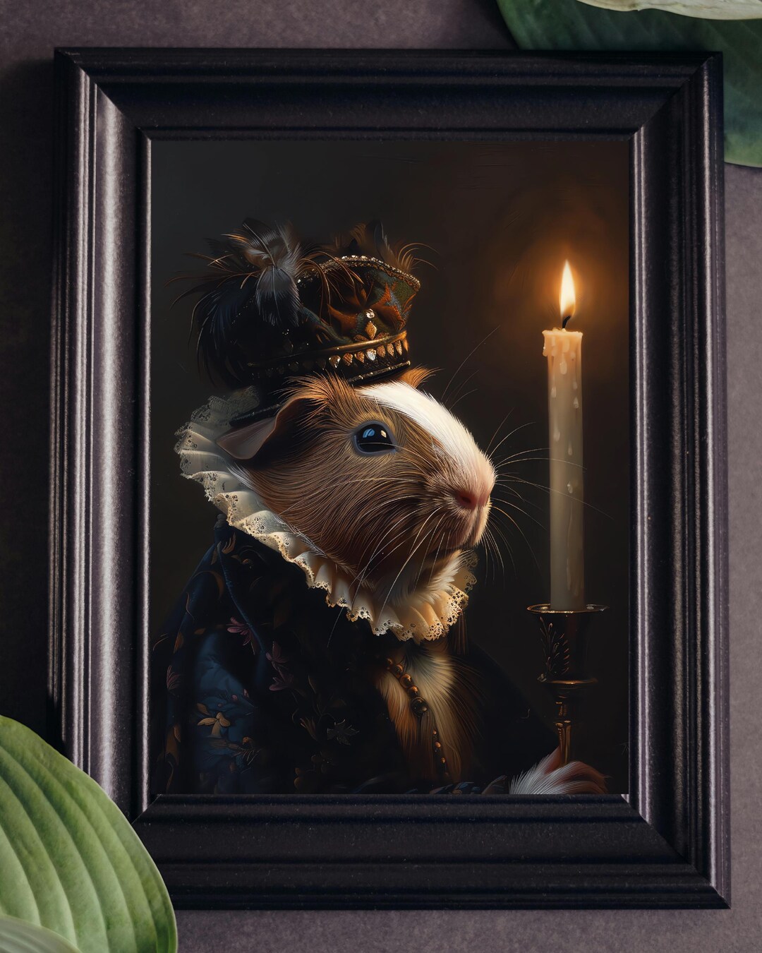 King Piggy | Royal Guinea Pig Portrait – Digital Download (high ...