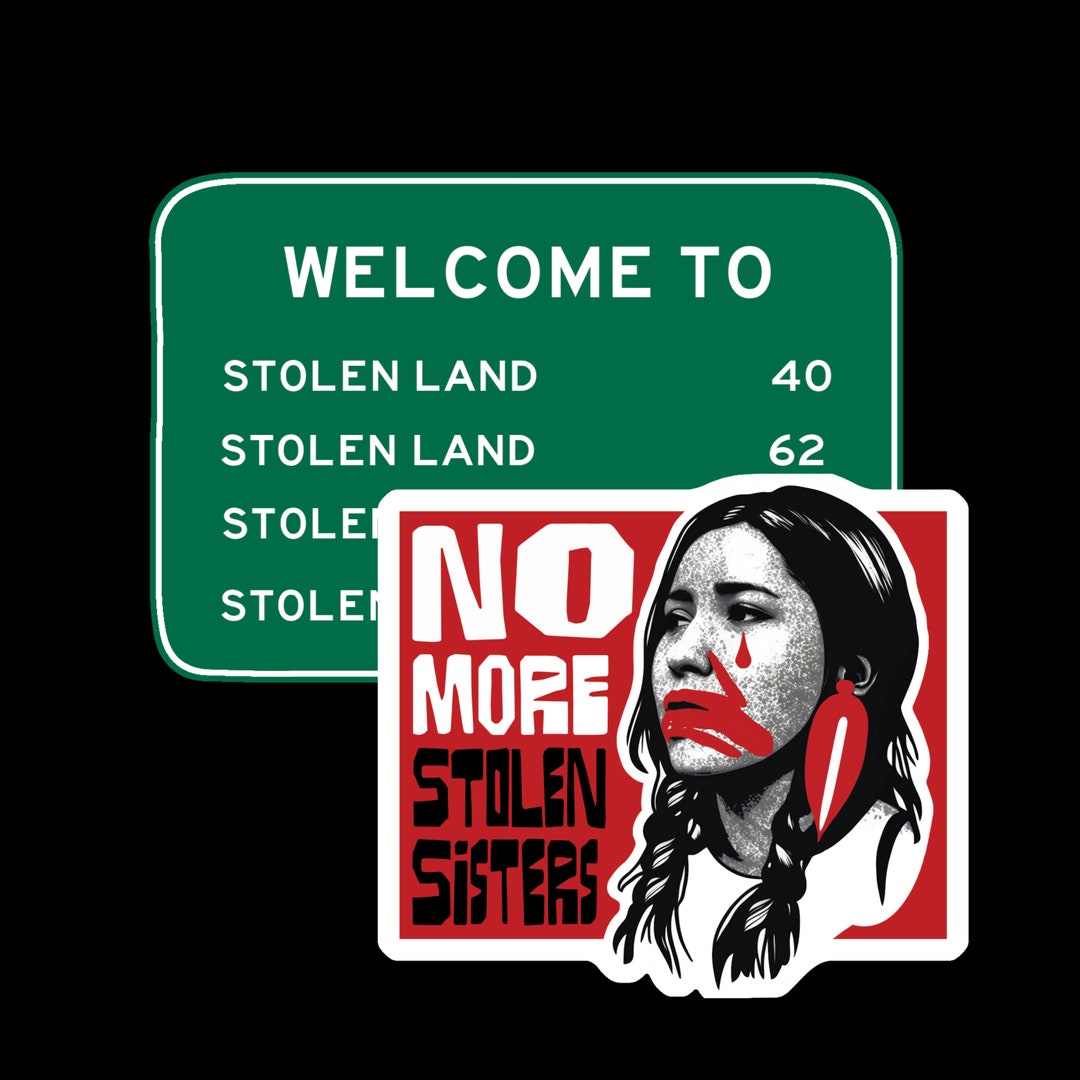 Indigenous Rights Activism Decal Set, Human Rights Decolonize Sticker ...