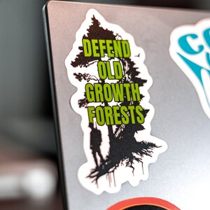 Old Growth Forests Decal Set, Environmental Awareness Sticker Pack ...