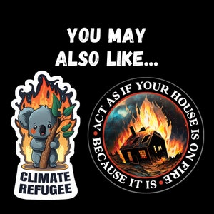 Reduce Reuse Thrift Decal, Thrifting Activism Sticker, Reduce Carbon ...