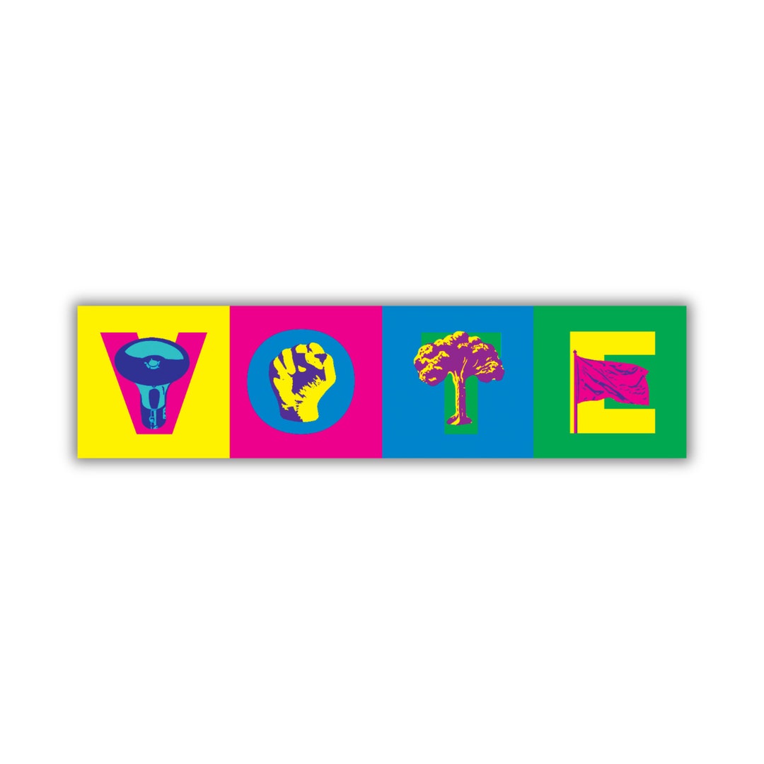 Cast Your Ballot Decal, Democracy & Elections Sticker, the Democratic ...