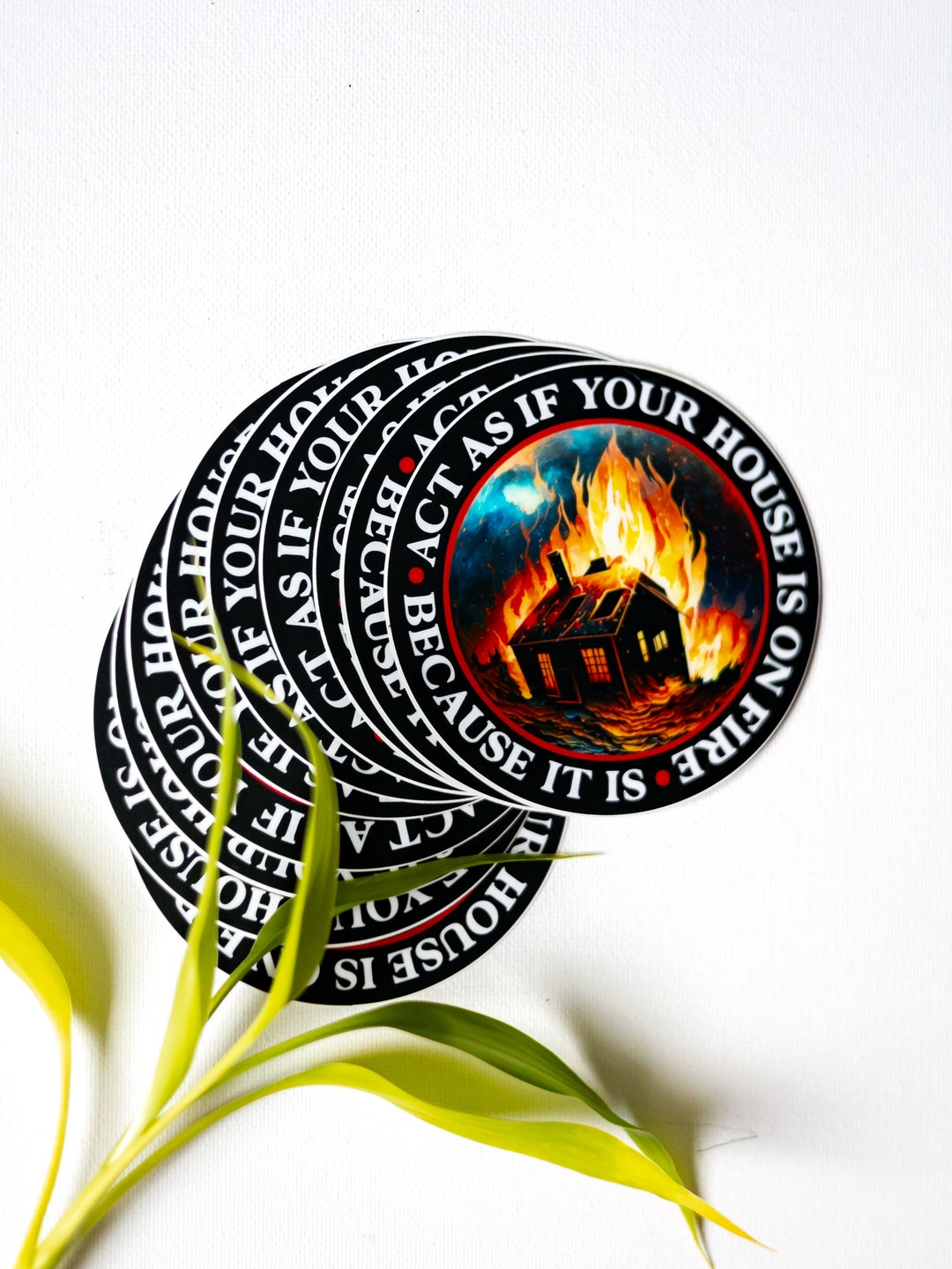 Climate Change Awareness Decal, Global Warming Crisis Sticker, Greta ...