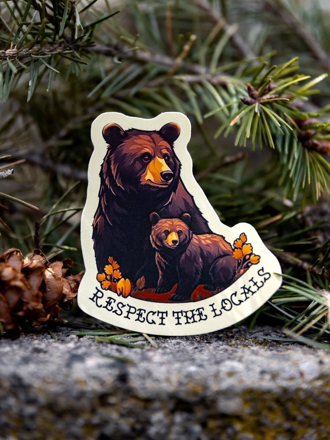 Animal Rights Bear Decal, Animal Liberation Rescue Sticker ...