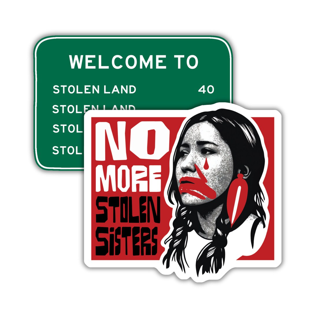 Indigenous Rights Activism Decal Set, Human Rights Decolonize Sticker ...