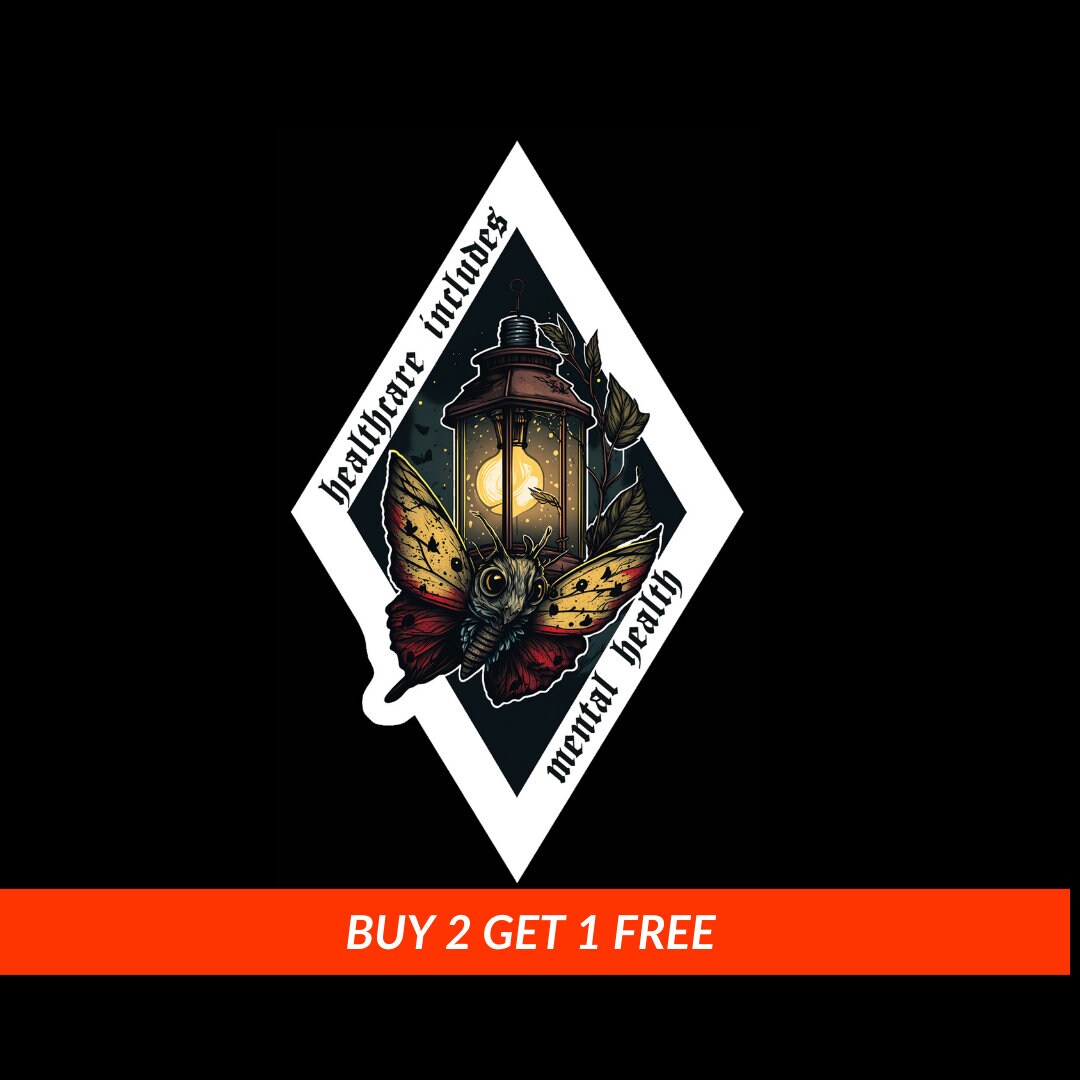 Healthcare Includes Mental Health Decal, Invisible Illness Disability ...