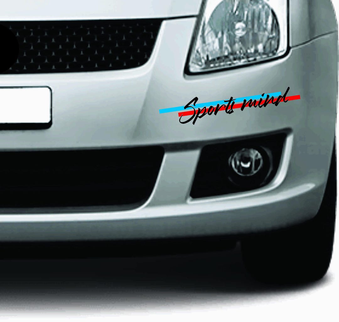 Front Bumper sports Mind Car Decal - Etsy