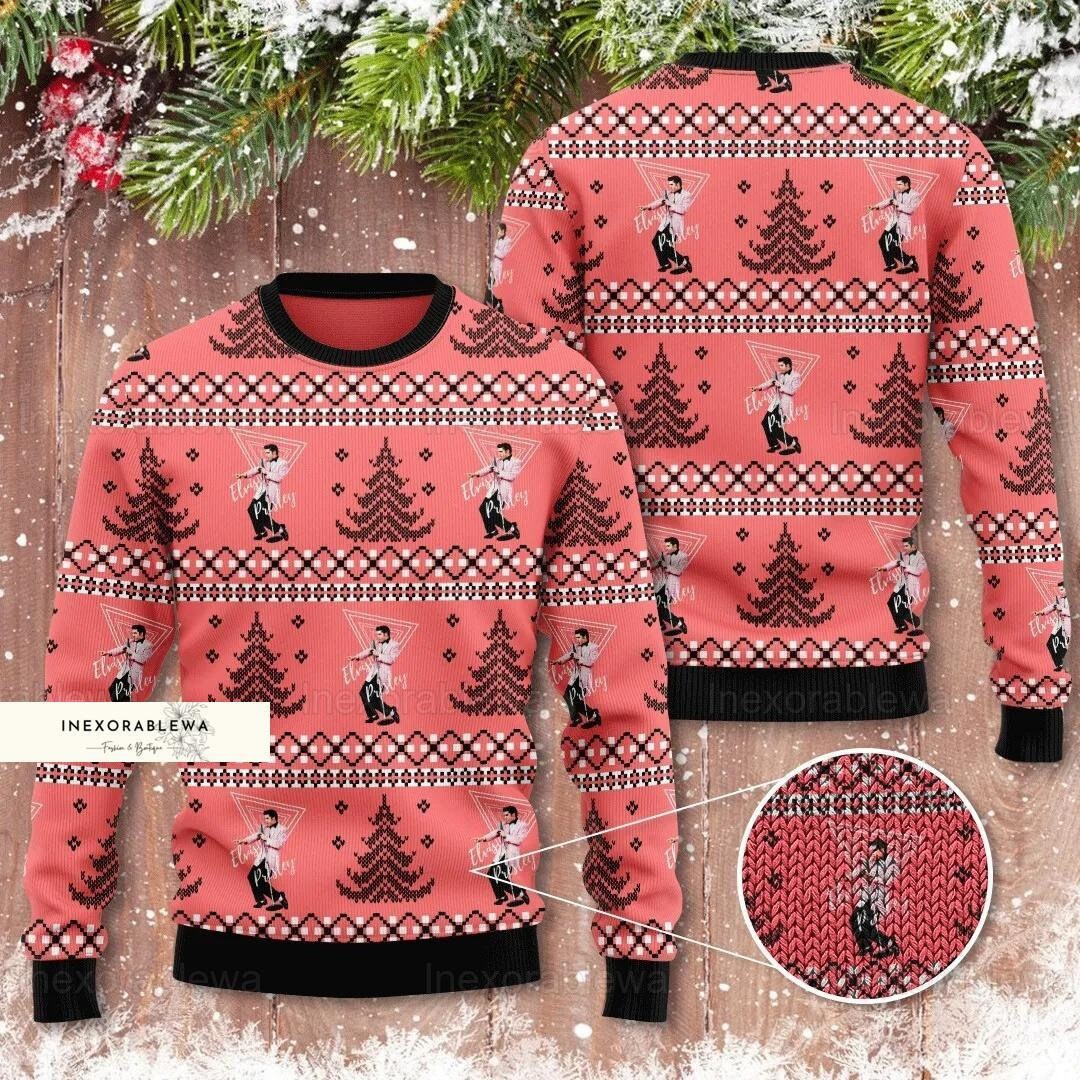 Christmas Elvis Presley Sweater Elvis Presley Xmas Sweater - Etsy