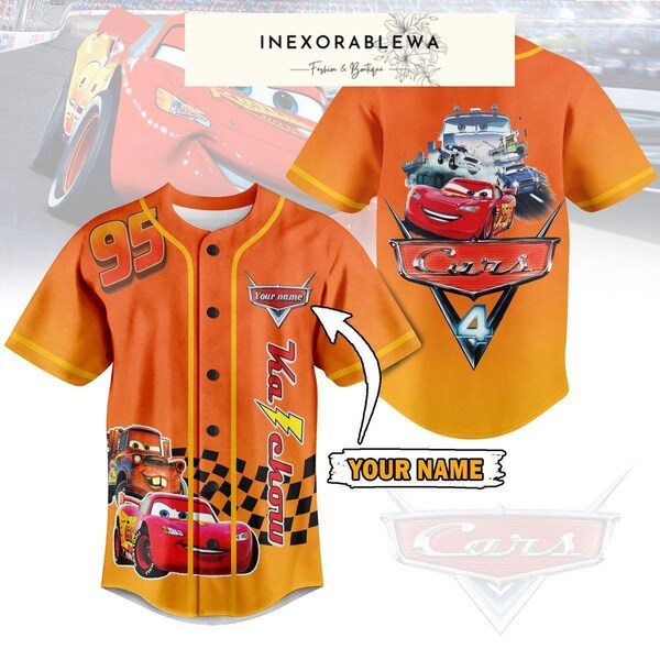 Lightning Mcqueen Baseball - Etsy