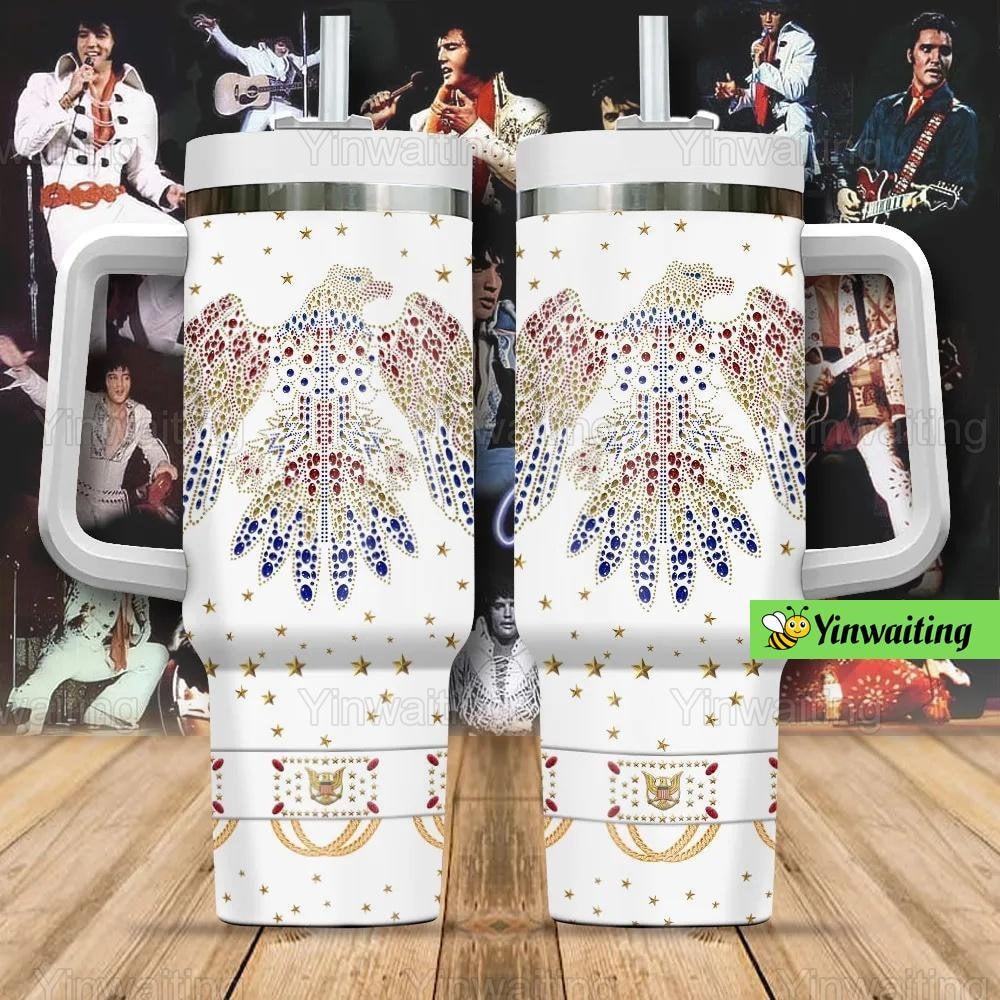 Elvis Presley Tumbler 40oz, Elvis Presley Tumbler Cup, Elvis Presley ...