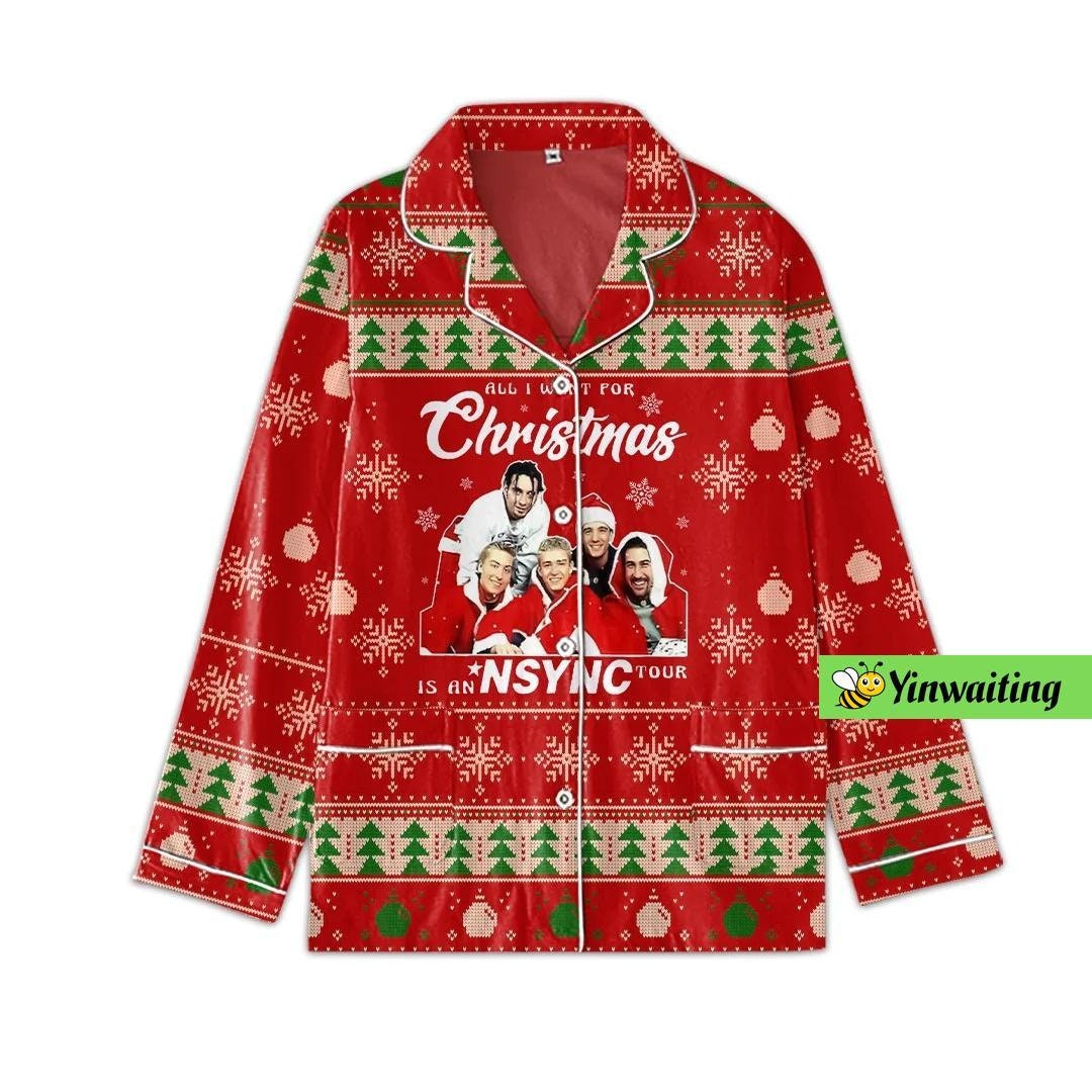 Christmas Nsync Pajamas Set, Nsync Band Pajamas sold by Doug Campbell ...