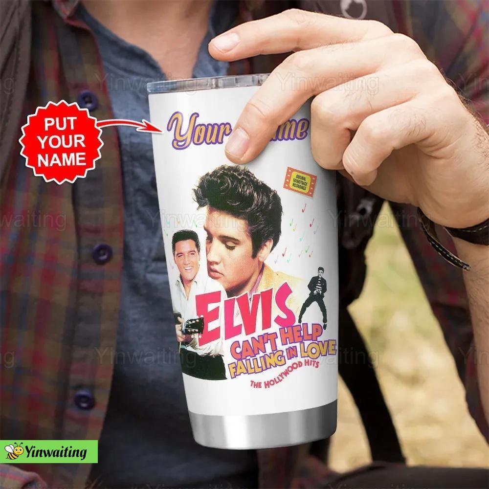 Elvis Presley Tumbler Cup, Elvis Presley 20oz Tumbler, Elvis Presley ...