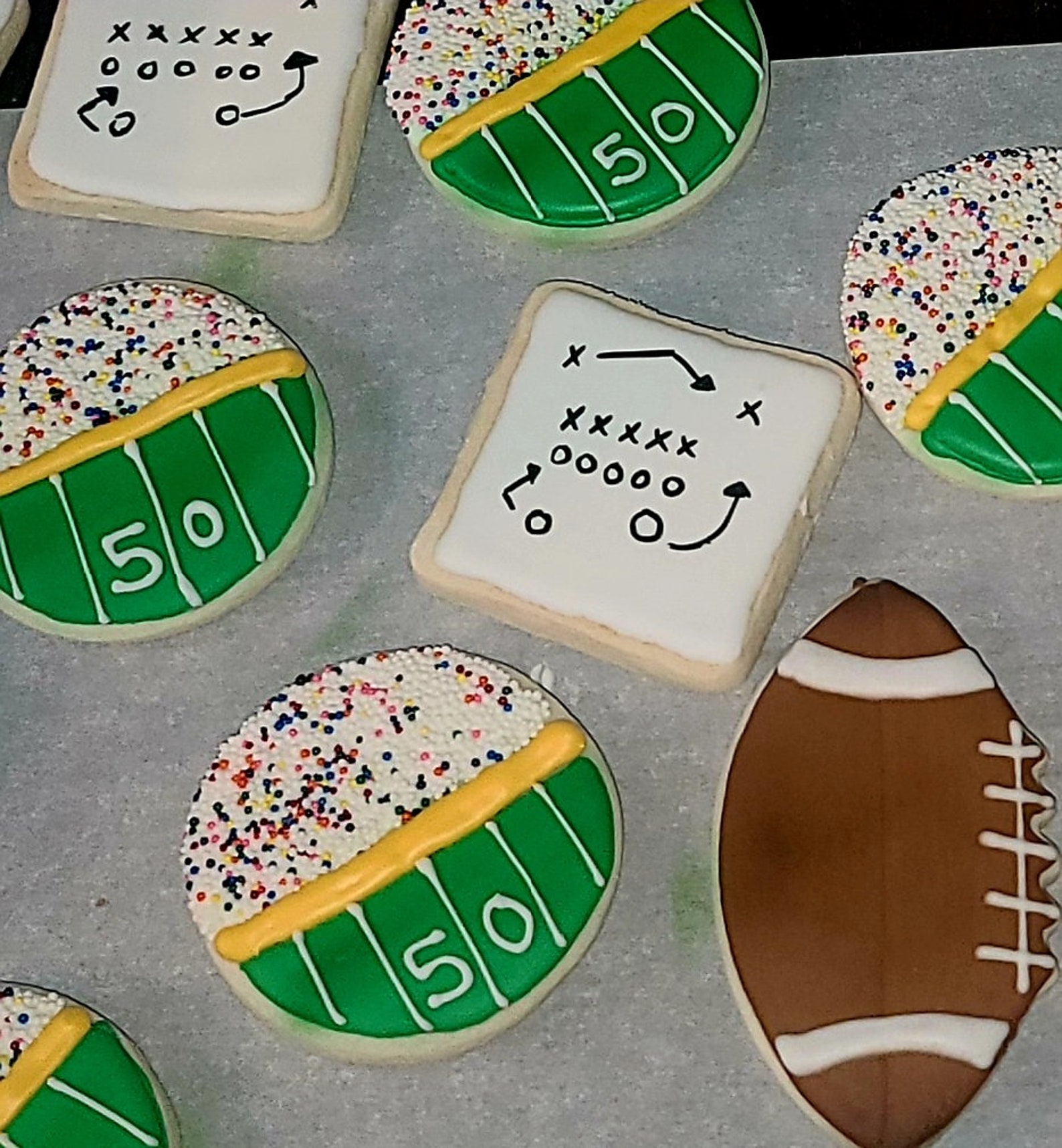 Gluten-free Football Cookies, Football Theme Birthday Cookies, Game Day ...