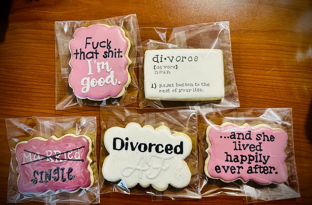 Divorce Celebration - One Dozen Gluten Free Dairy Sugar Cookies - Etsy