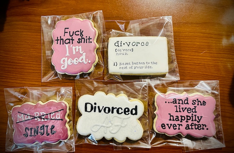 Divorce Celebration - One Dozen Gluten Free Dairy Sugar Cookies - Etsy