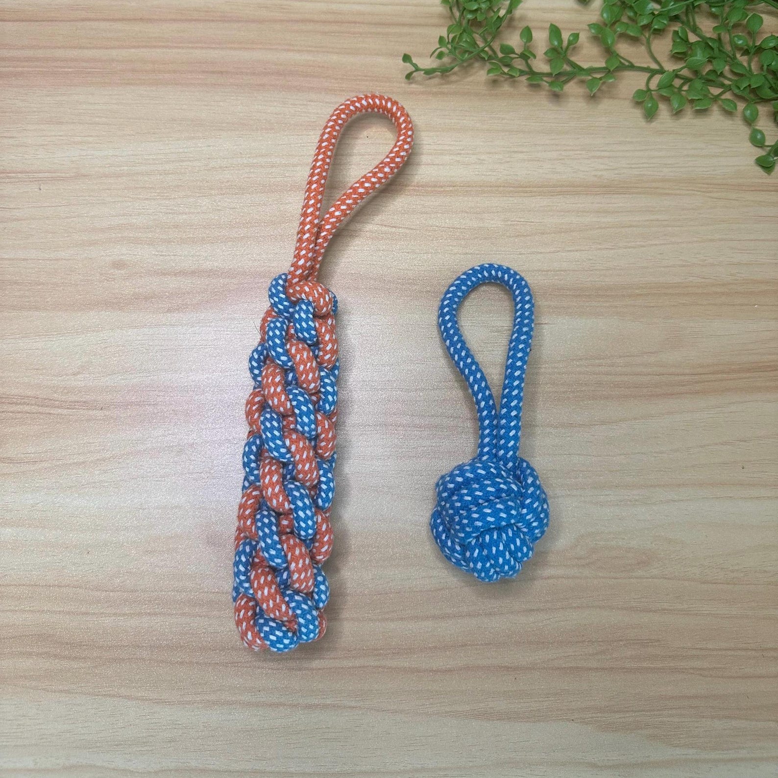 Blue & Orange Dog Toy - Etsy