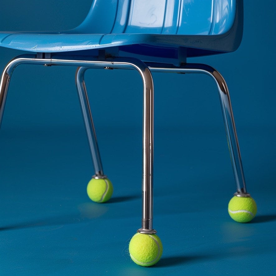 100 PRE CUT Tennis Balls for Chairs, Desks, Walkers - Support USA ...