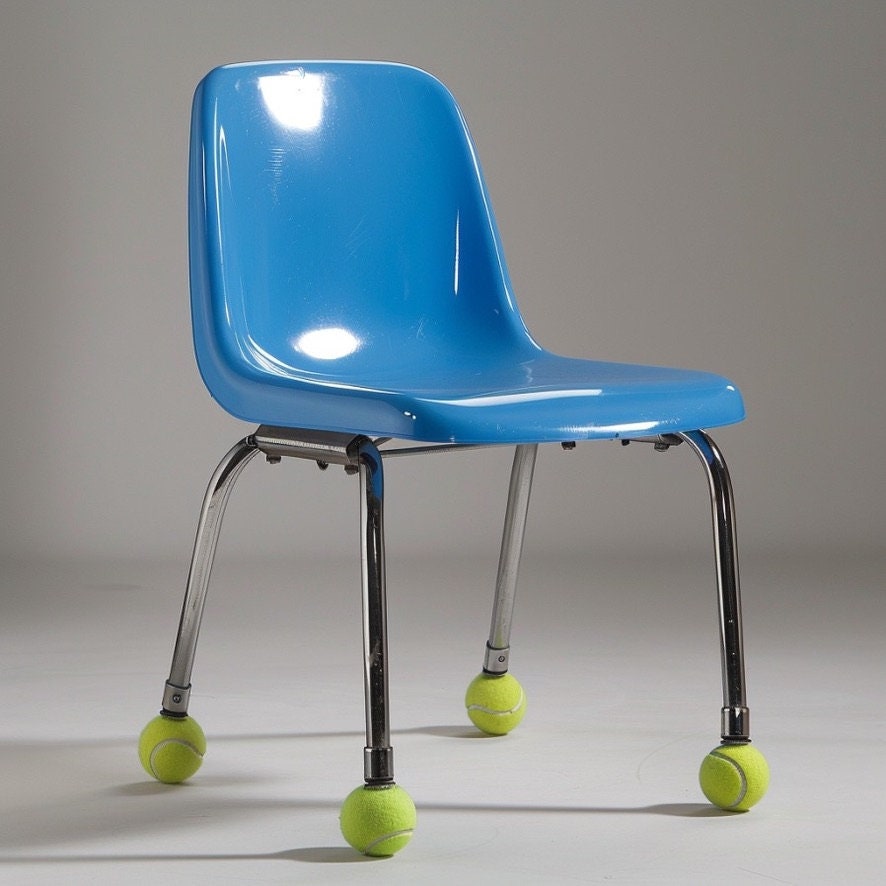 100 PRE CUT Tennis Balls for Chairs, Desks, Walkers - Support USA ...