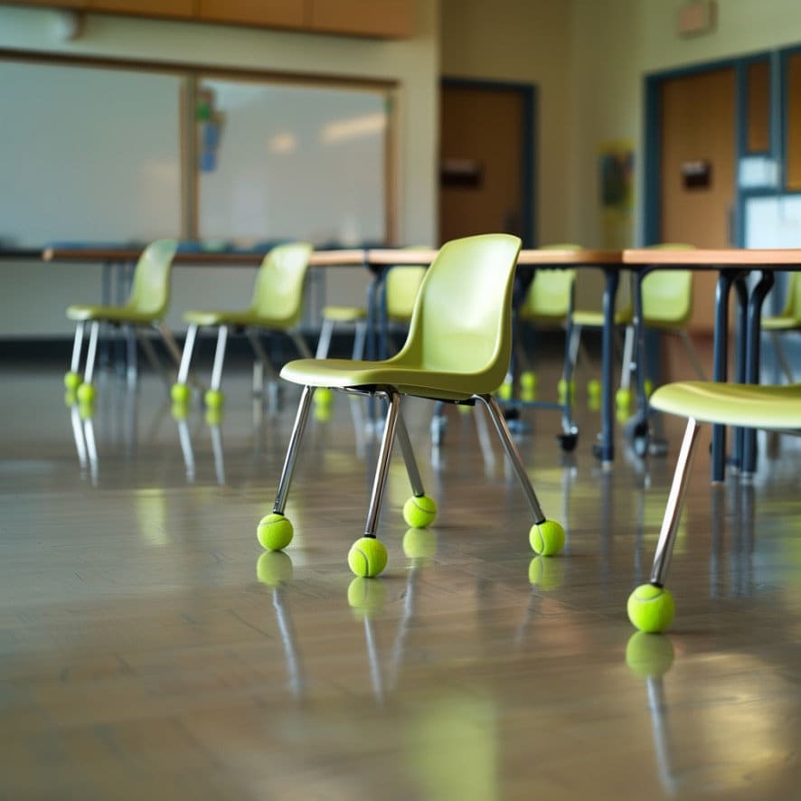 100 PRE CUT Tennis Balls for Chairs, Desks, Walkers - Support USA ...