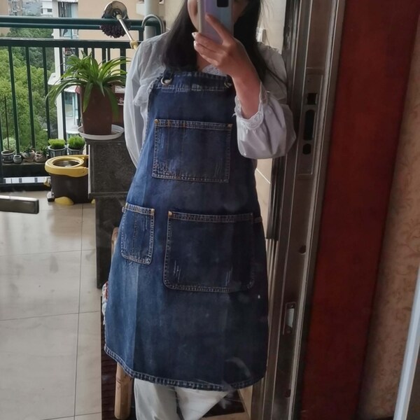 Denim Apron - Etsy