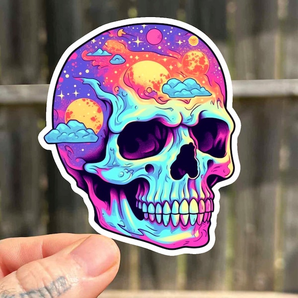 Skull Stickers - Etsy