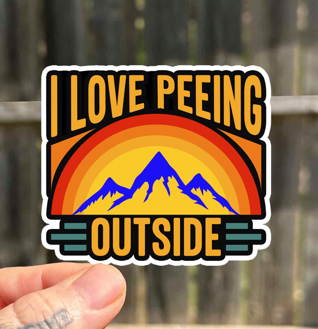Hiking Waterproof Sticker Gifts for Travelers Sticker for Laptops ...
