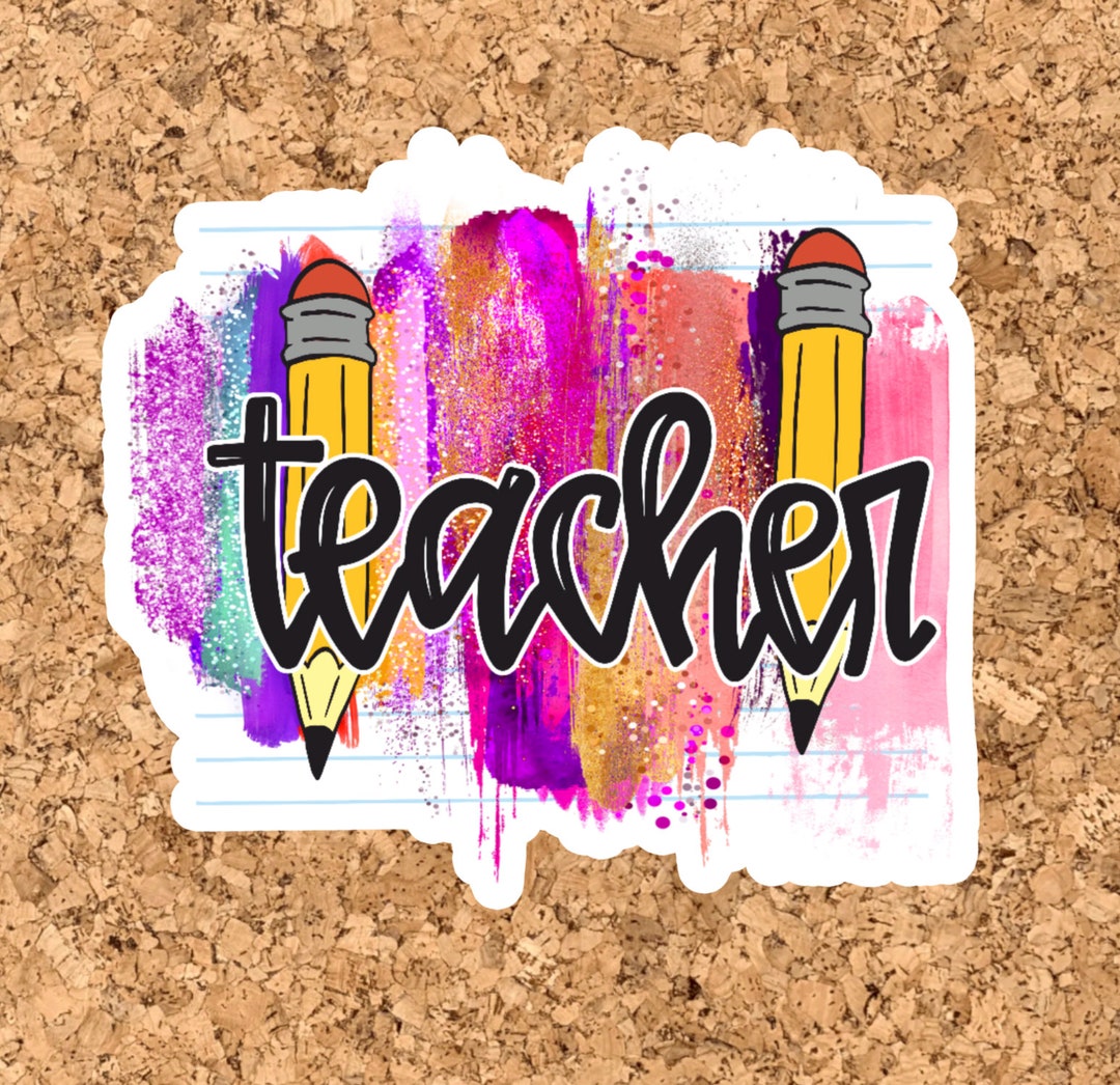 Graffiti Teacher Sticker | Education Sticker | Teacher Planner ...