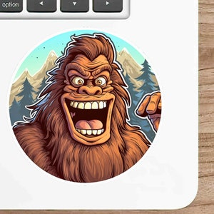 Bigfoot Sticker Sasquatch Sticker Bigfoot Gift Bigfoot Art for Journal ...