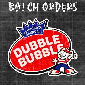 Vintage Double Bubble Waterproof Printable Vinyl Sticker | Bubblegum ...