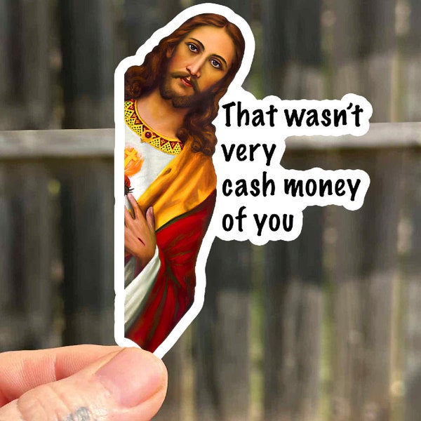 Funny Jesus Christ Stickers - Etsy