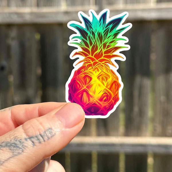 Pineapple Sticker - Etsy