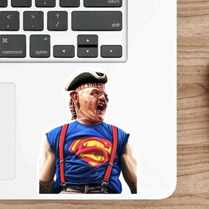 Goonies Sloth 80s Movie Waterproof Stickers | Sloth Vinyl Cut Stickers ...