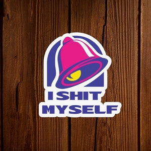 Funny Adult Waterproof Stickers | Gift for Her | Taco Sticker | Funny ...