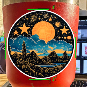 Waterproof Hiking Stickers | Nature is Calling Sticker | Wilderness ...