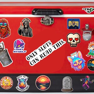 Slut Waterproof Sticker Gift for Her Workplace Sticker for iPad Funny ...