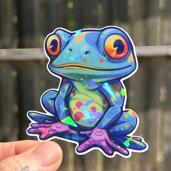 Frog Decal - Etsy