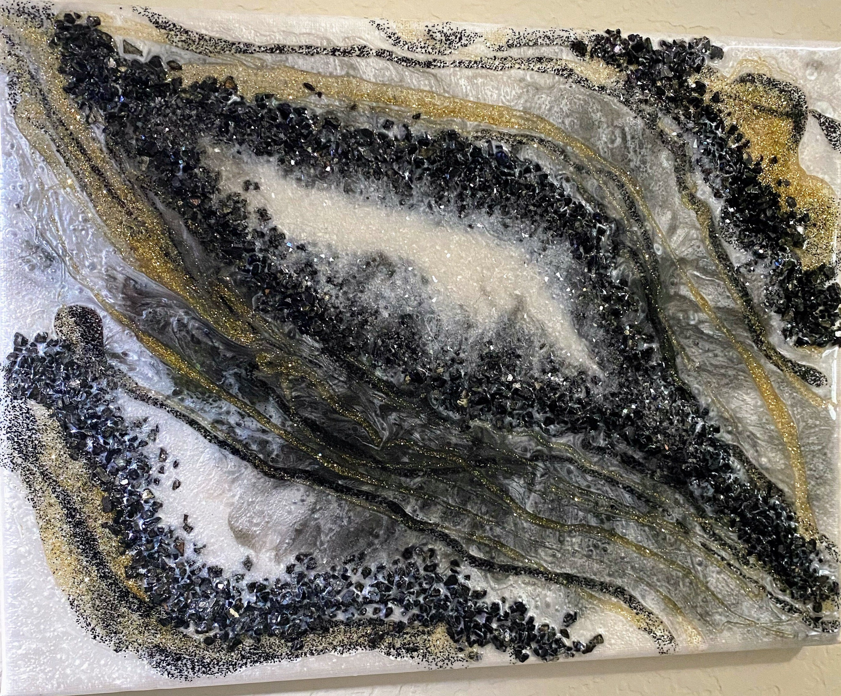 Geode Wall Art Abstract Wall Art for Geode Lovers Beautiful Office ...