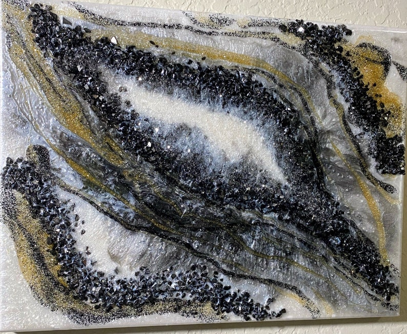 Geode Wall Art Abstract Wall Art for Geode Lovers Beautiful Office ...