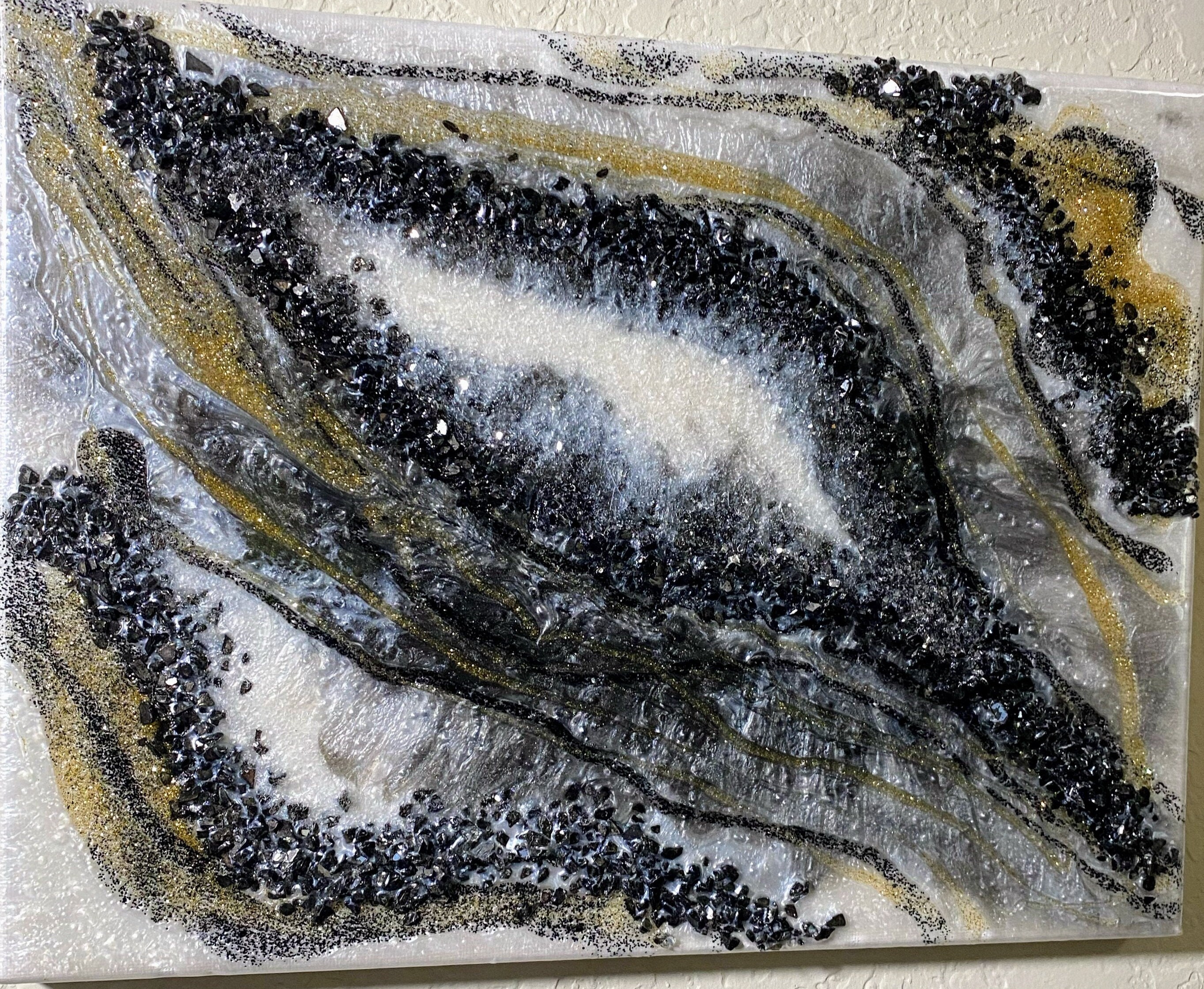 Geode Wall Art Abstract Wall Art for Geode Lovers Beautiful Office ...