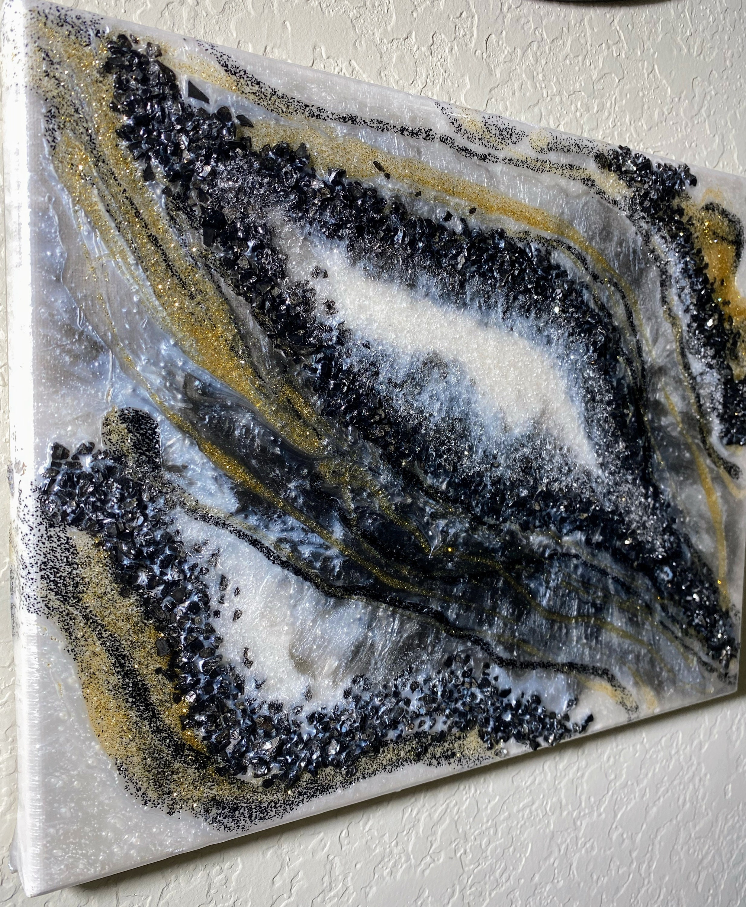 Geode Wall Art Abstract Wall Art for Geode Lovers Beautiful Office ...