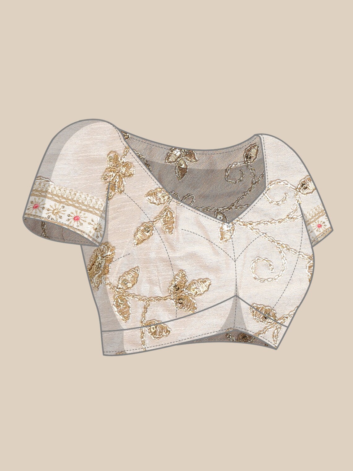 White Color Pure Soft Net Saree With Work, All Over Floral Work Saree ...