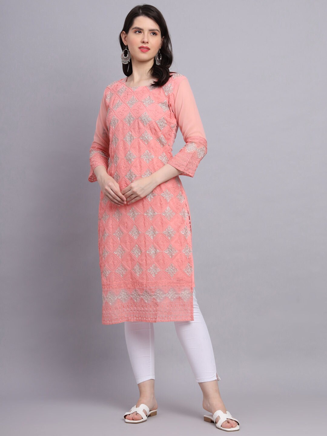Handmade Embroidered Kurta for Women | Elegant & Stylish Party Wear ...